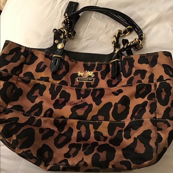 Leopard Print Purse Coach | semashow.com